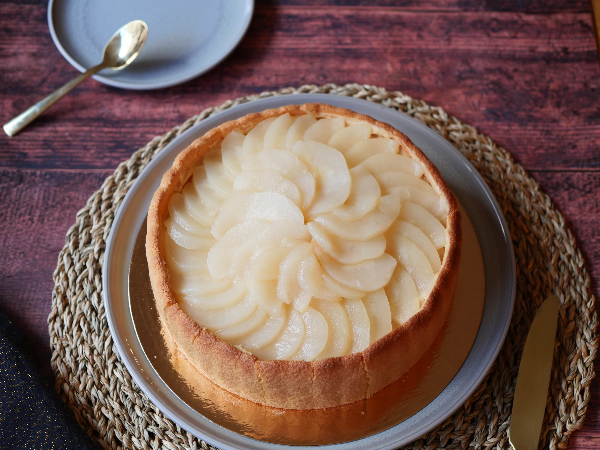 Charlotte poire caramel - Dans la cuisine d'Anaïs