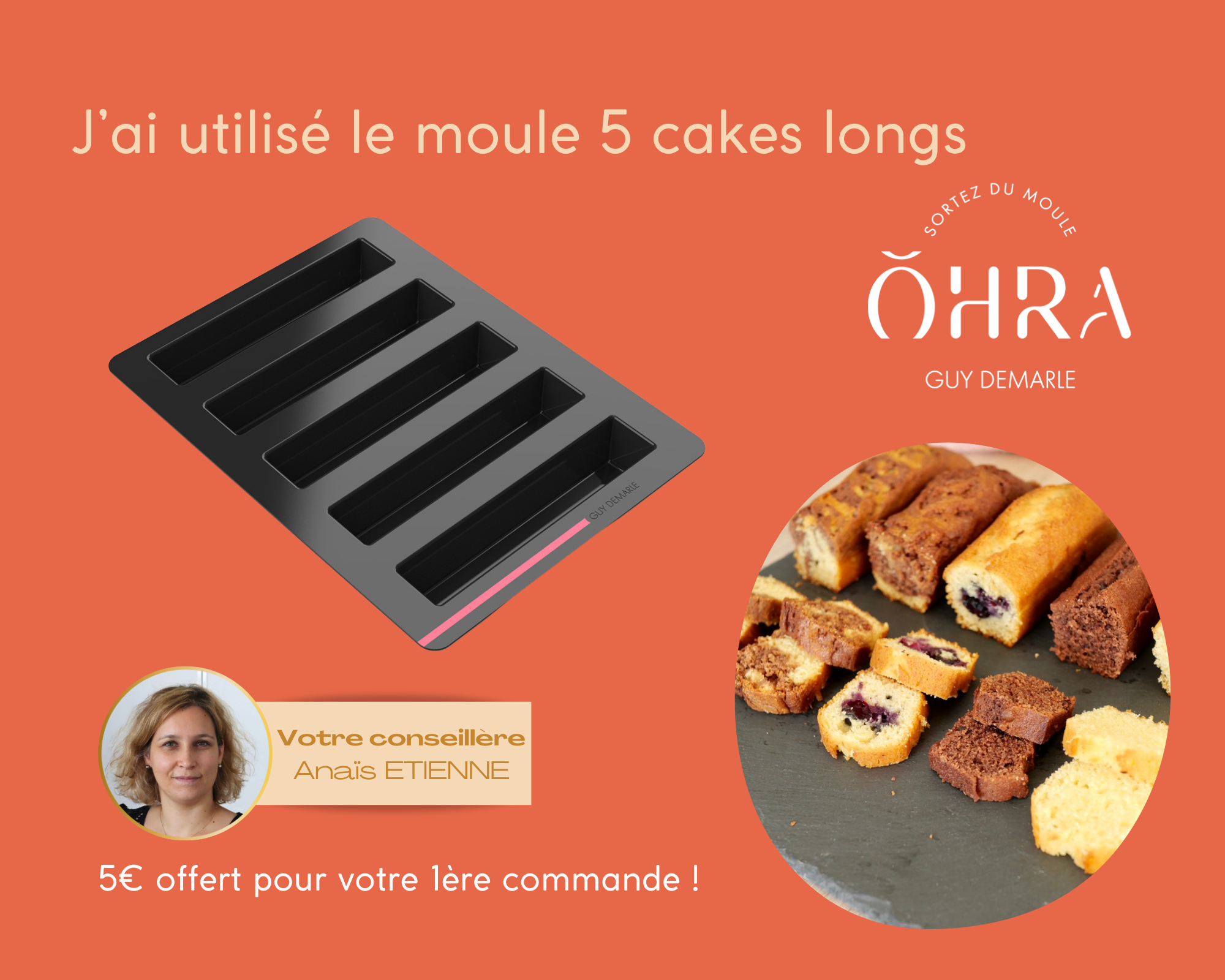 5 cakes sucrés moelleux - Dans la cuisine d'Anaïs