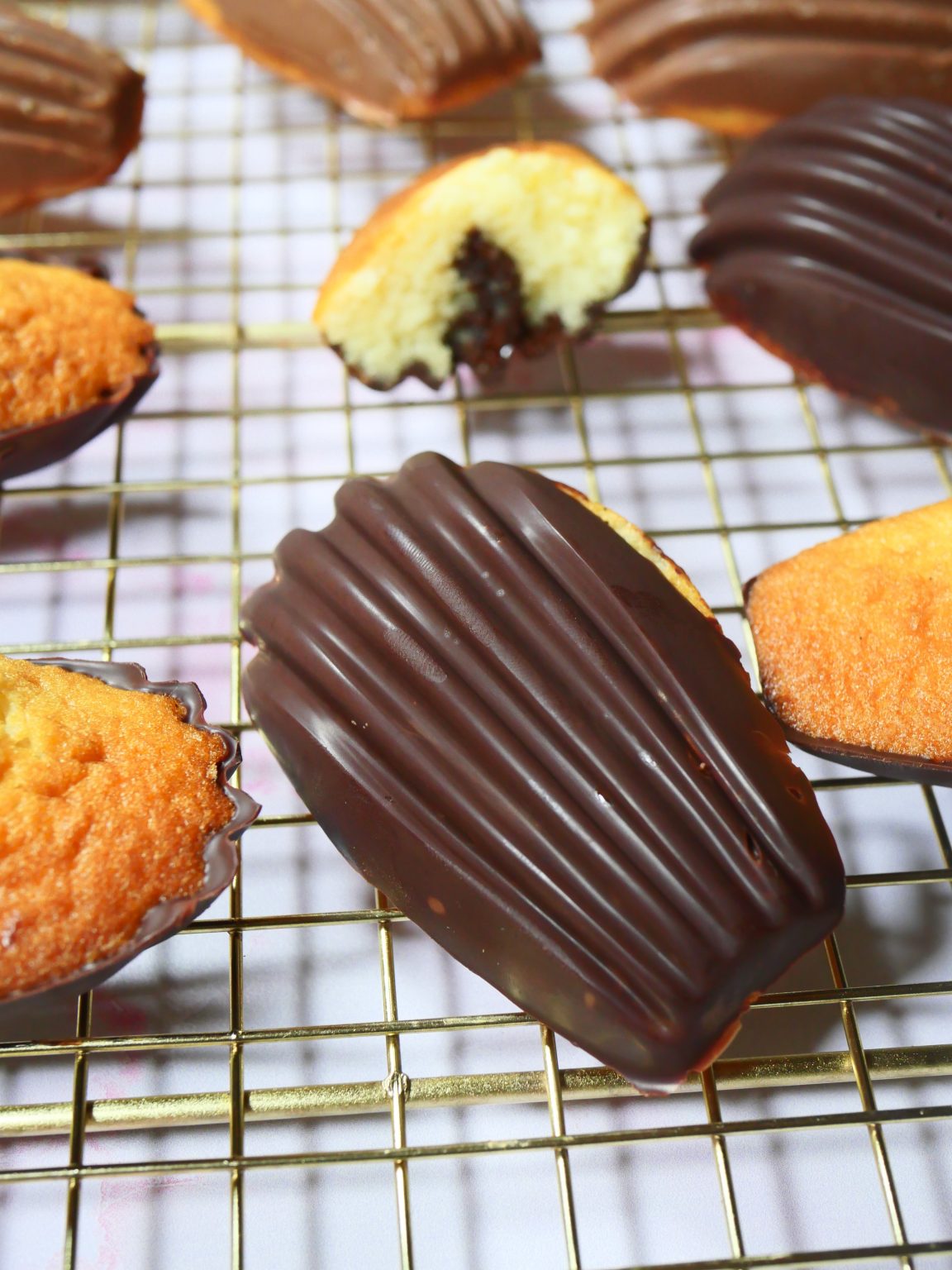 Madeleine coque chocolat - Dans la cuisine d'Anaïs
